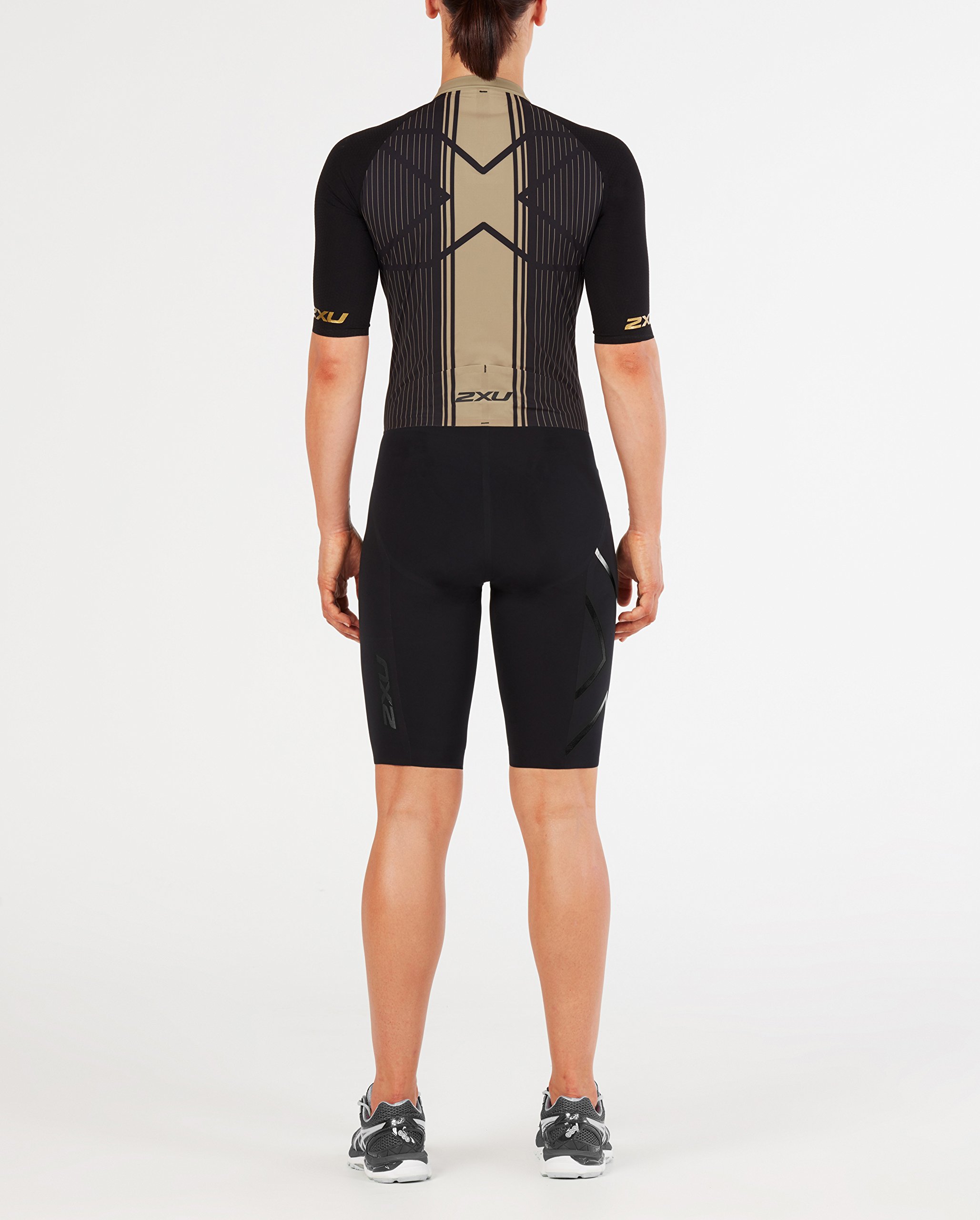 ROKA Tri Suit 2XU Women Project X Trisuit Trisuit - Black/Gold Graphic ...