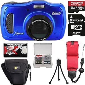 Amazon.com : Coleman Xtreme4 C30WPZ Waterproof HD Digital Camera with ...