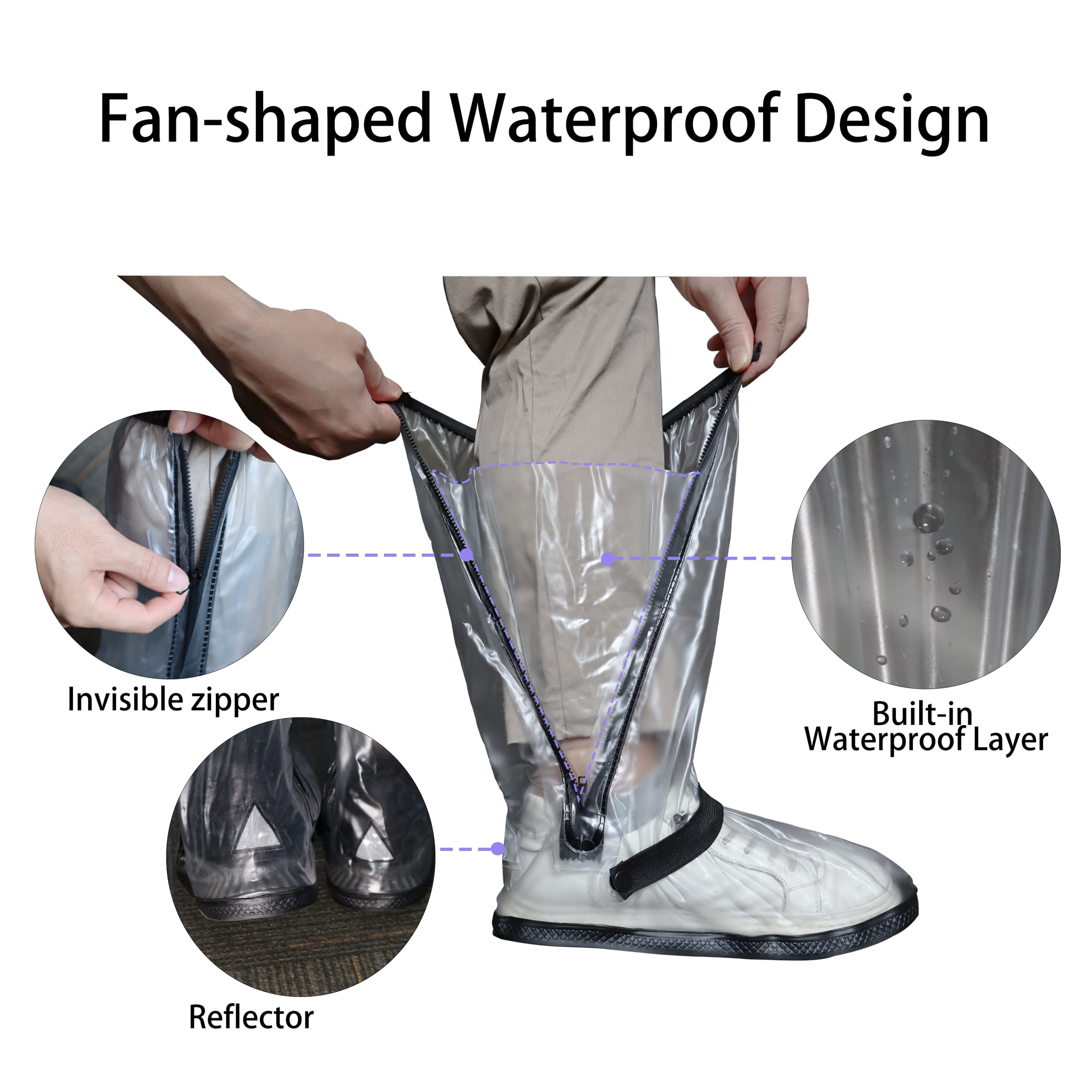 Snapklik.com : Tachitali Jikamul Waterproof Rain Shoe Cover