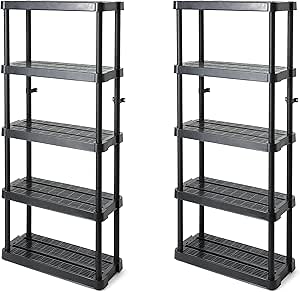 Amazon Gracious Living 5 Shelf Adjustable Ventilated Medium Duty