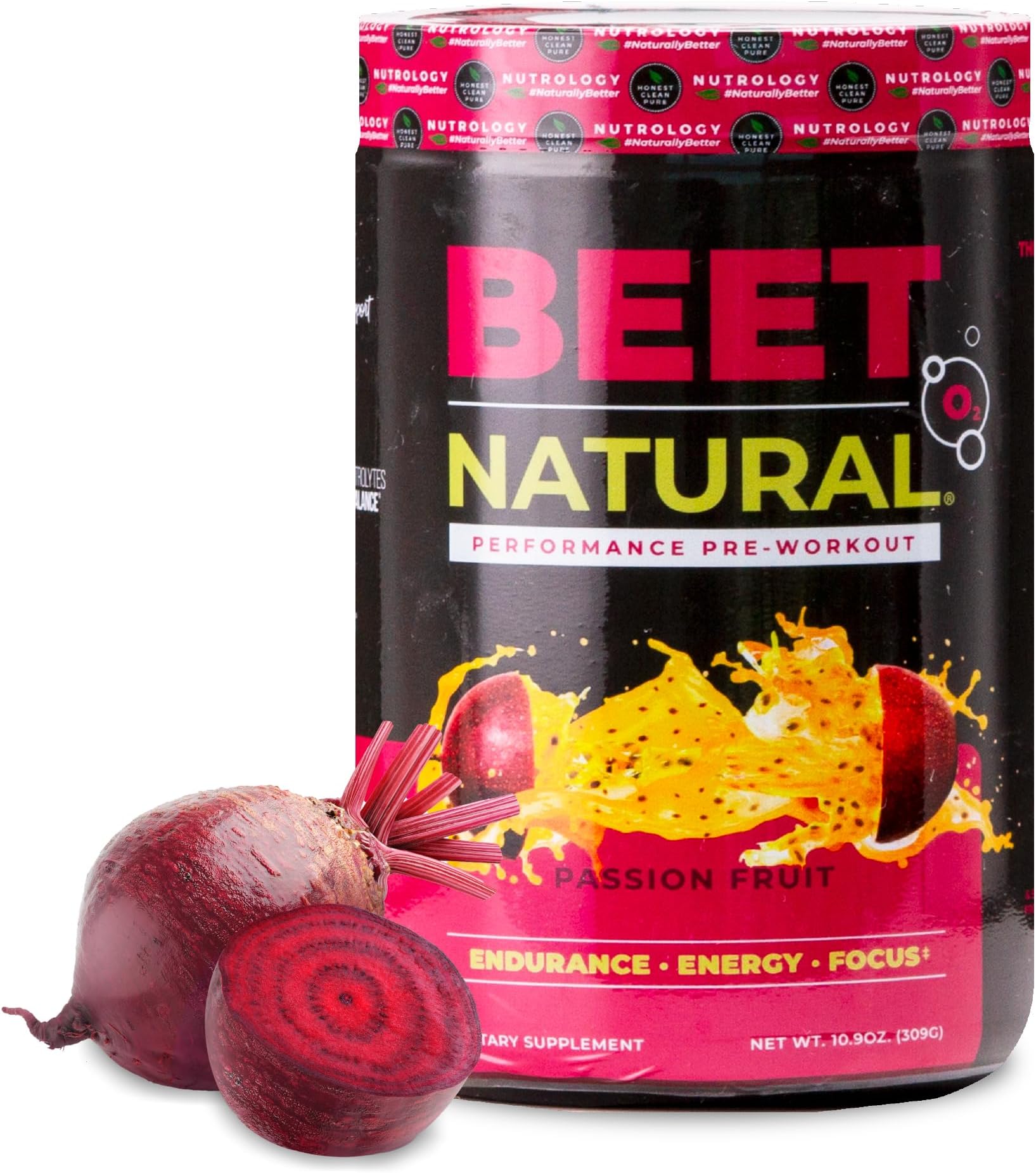 Amazon.com: Nutrology Beet Natural O2, Pre Workout Powder, Energy ...