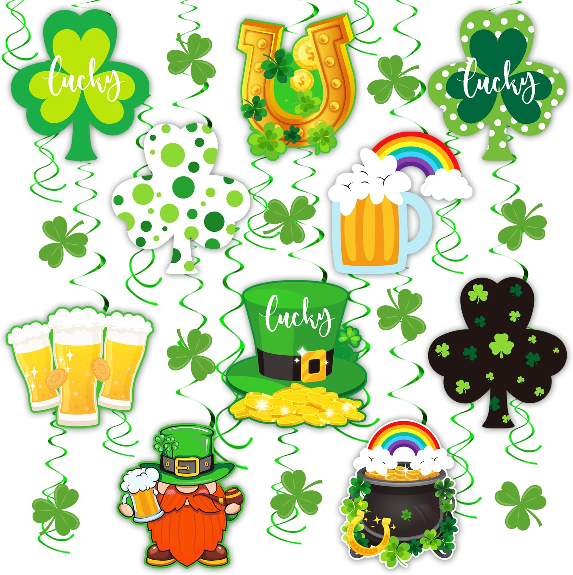 Amazon.com: Hot Pink Girl Party Hanging Swirls Pink Party Swirl ...