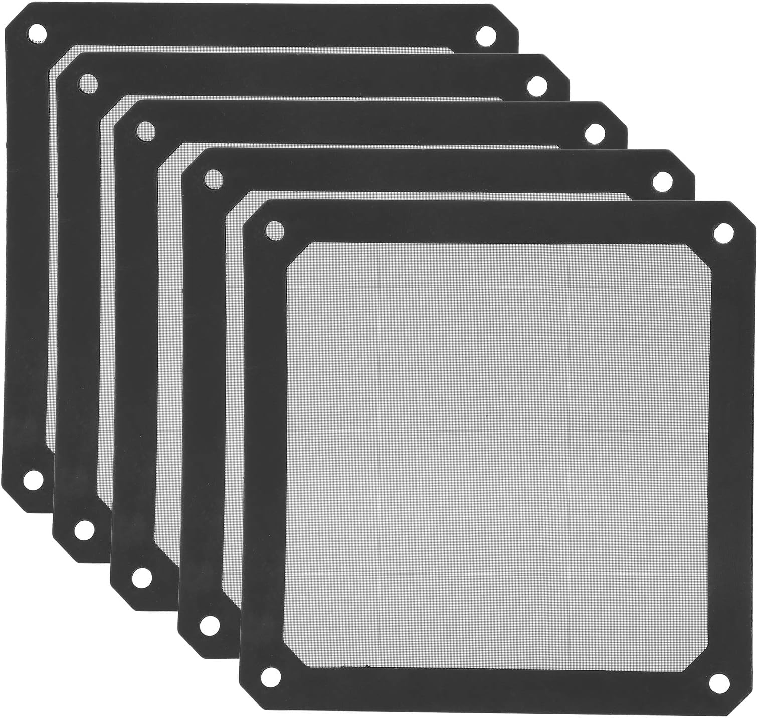 VGOL 4PCS Dust Filters for Computer Cooler Fan Magnetic Frame Washable ...