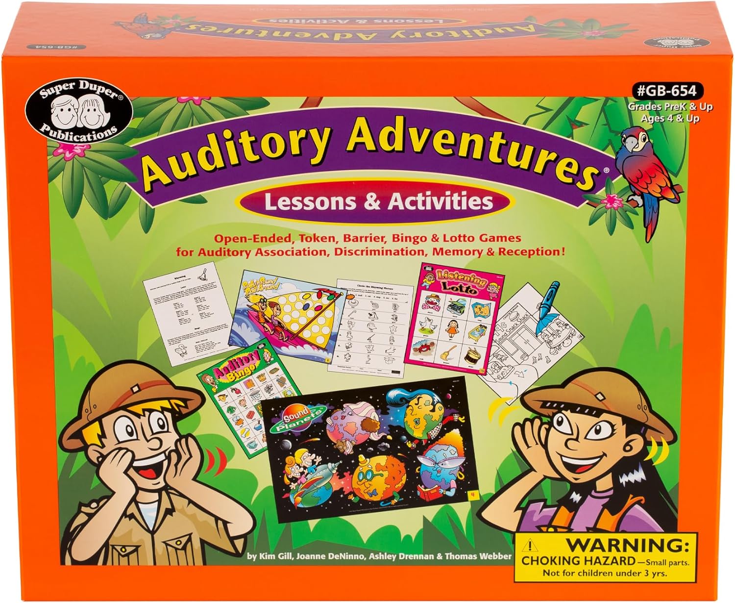 Amazon.com: Super Duper Publications | Auditory Adventures® Bingo ...