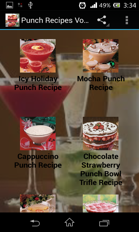 Punch Recipes Cookbook Vol 1 - App on Amazon Appstore