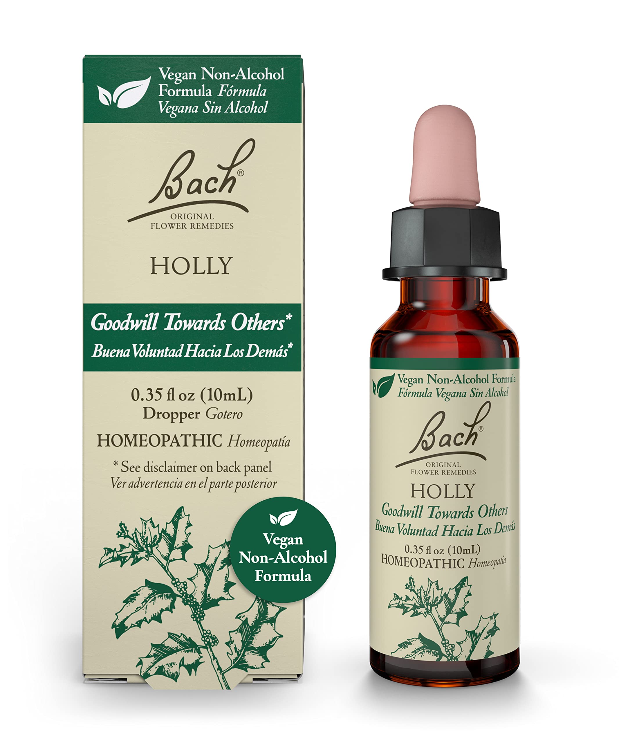 Amazon.com: Bach Original Flower Remedies, Holly for Goodwill Towards ...