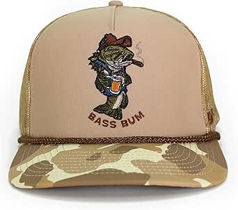 Amazon.com : Paramount Outdoors Bass Bum Fishing Hat for Men Comfort ...