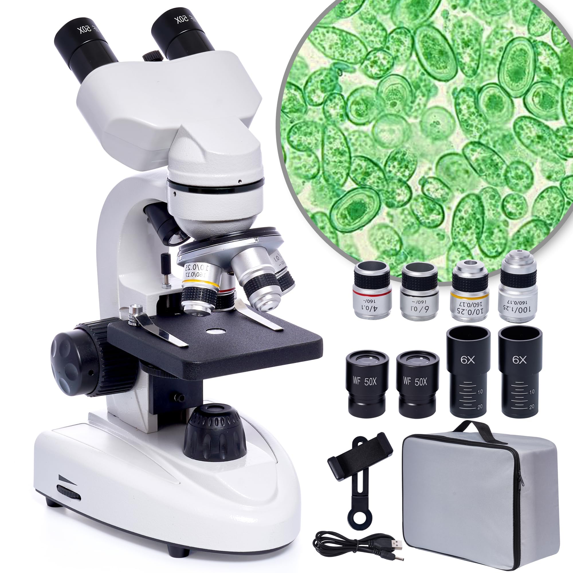 Binocular Microscopes 200x 5 000x Compound Biological Microscopes With ...