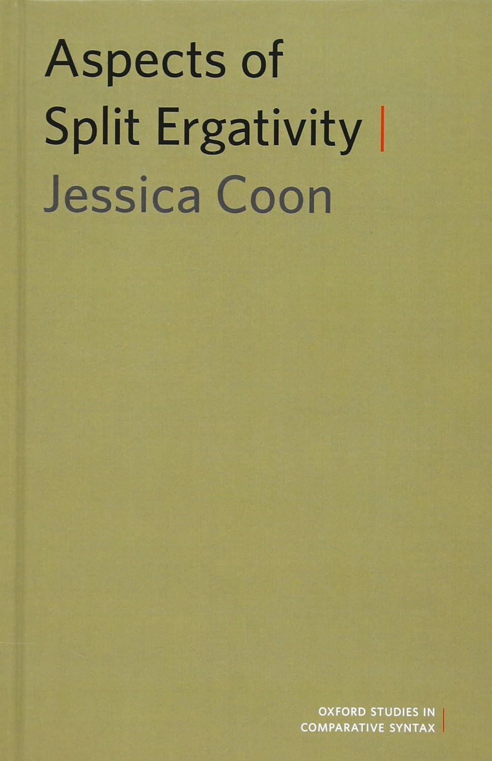 Amazon.com: Aspects of Split Ergativity (Oxford Studies in Comparative ...
