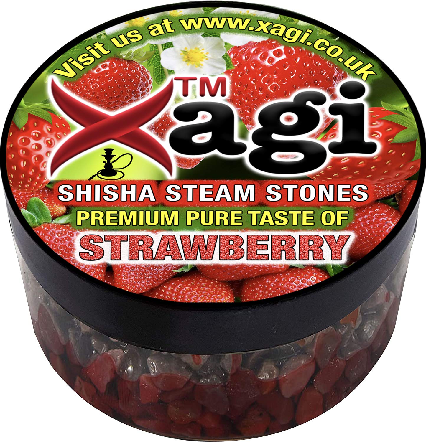 Xagi Strawberry Shisha Flavour Hookah Flavour Nicotine-Free No-Tobacco ...