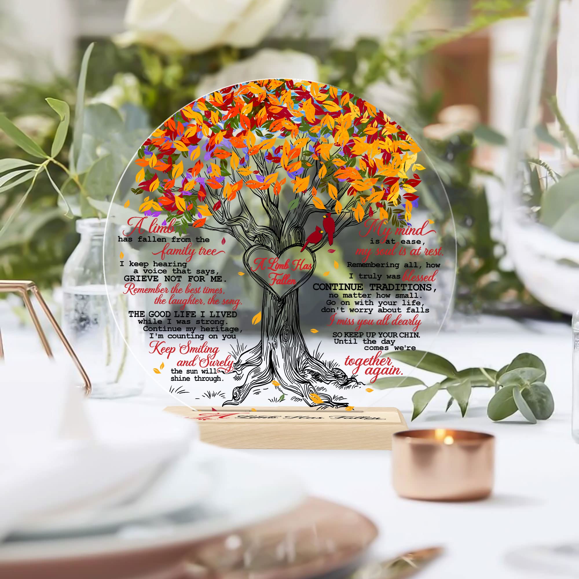 Snapklik.com : In Loving Memory Funeral Sign, Sympathy Gifts For Loss ...