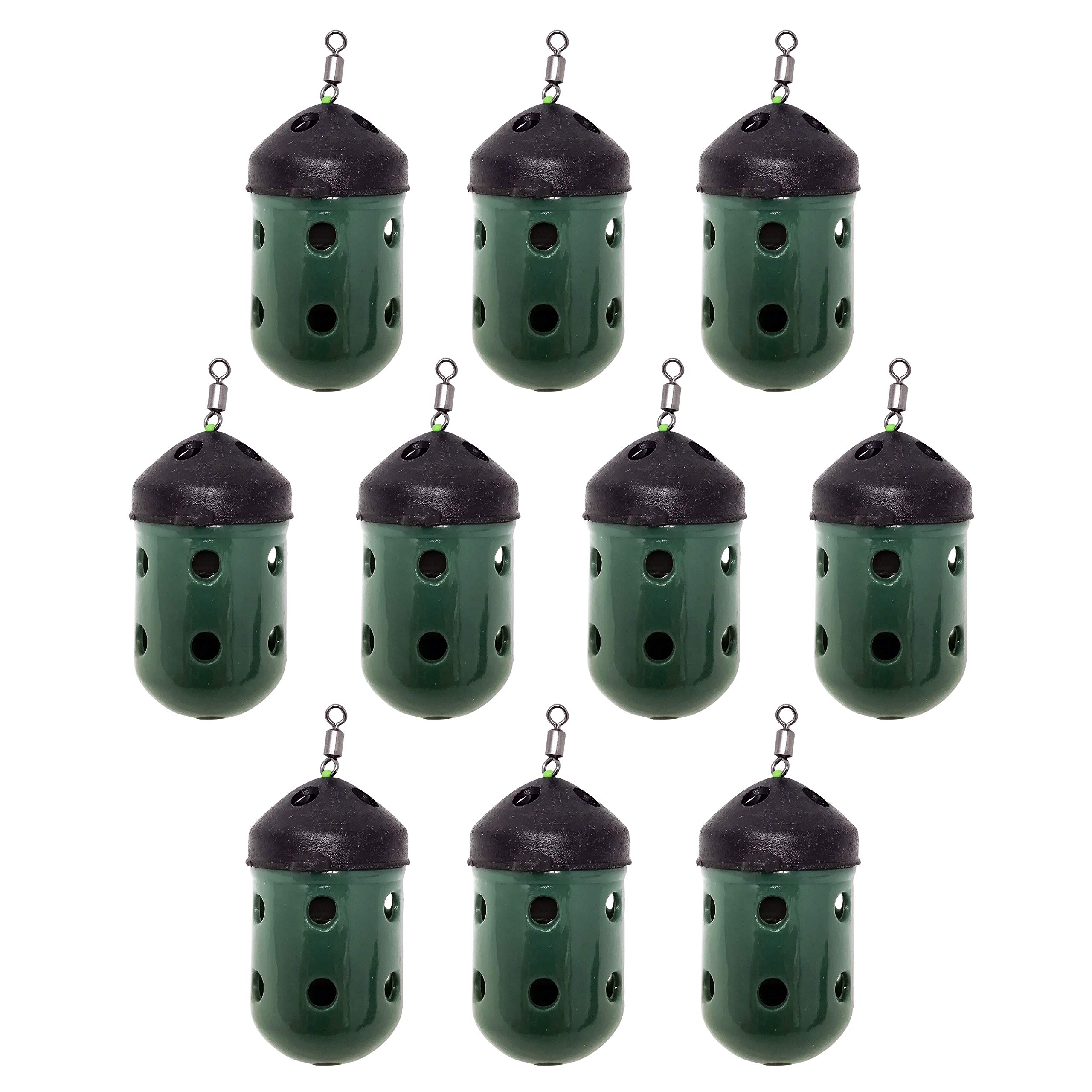 Fladen Fishing 10 X Feeders Closed End Maggot Feeders Fishing ...