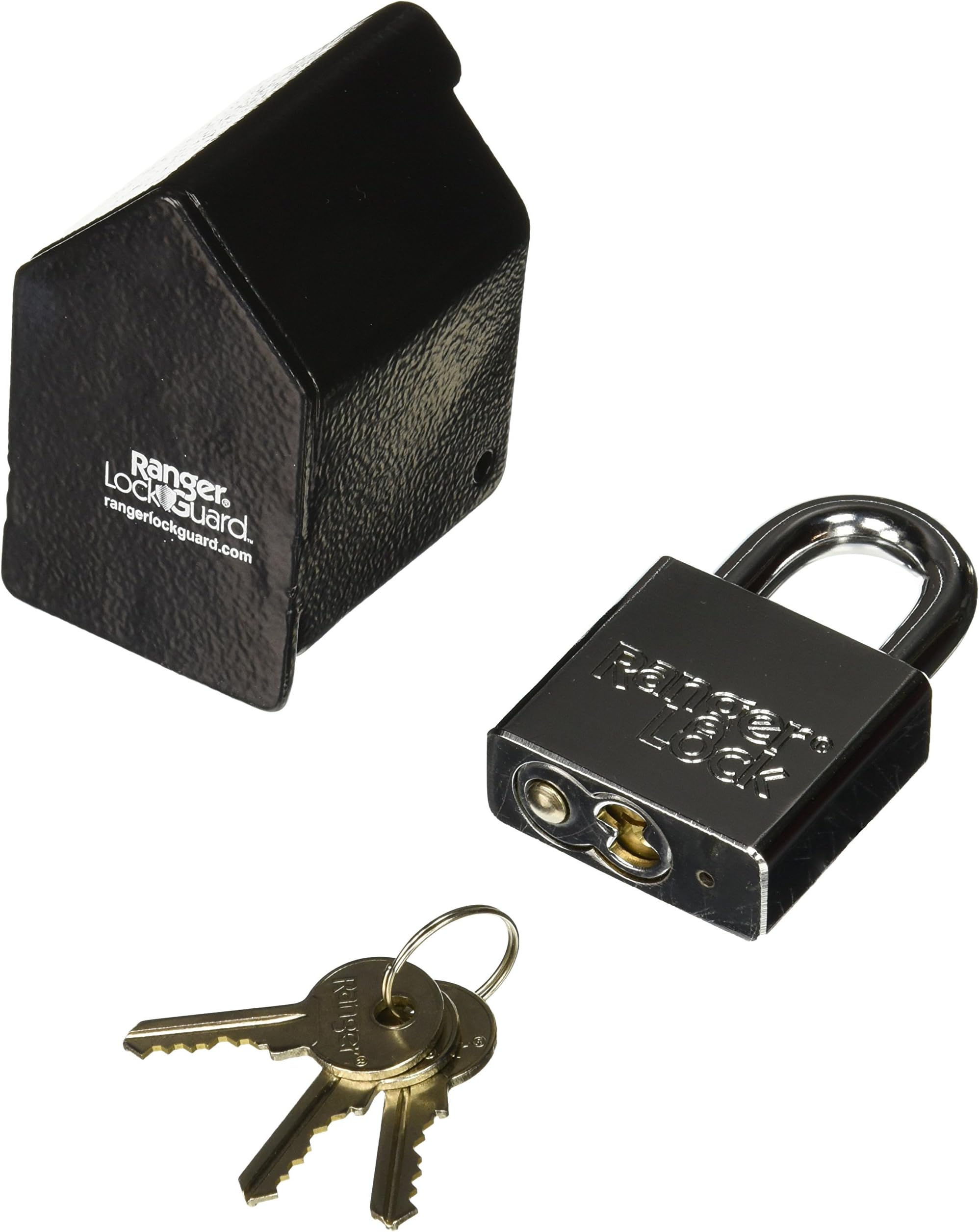 Padlock Guard, Hardened Steel, Blk, 10"L - Door Lock Replacement Parts ...