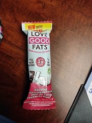 Love Good Fats Keto Protein Snack Bars - Truffle Mint Chocolate Chip ...