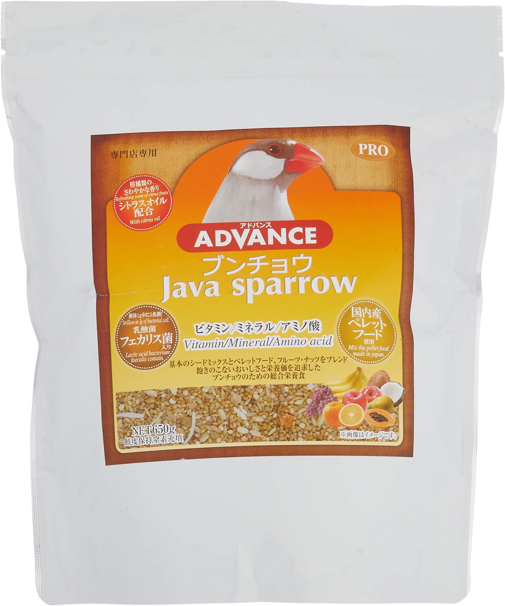 Amazon | NPF ナチュラルペットフーズ NPF ナチュラルペットフード PRO ADVANCE ブンチョウ 650g 650グラム (x 1) | ナチュラルペットフーズ | 餌 通販