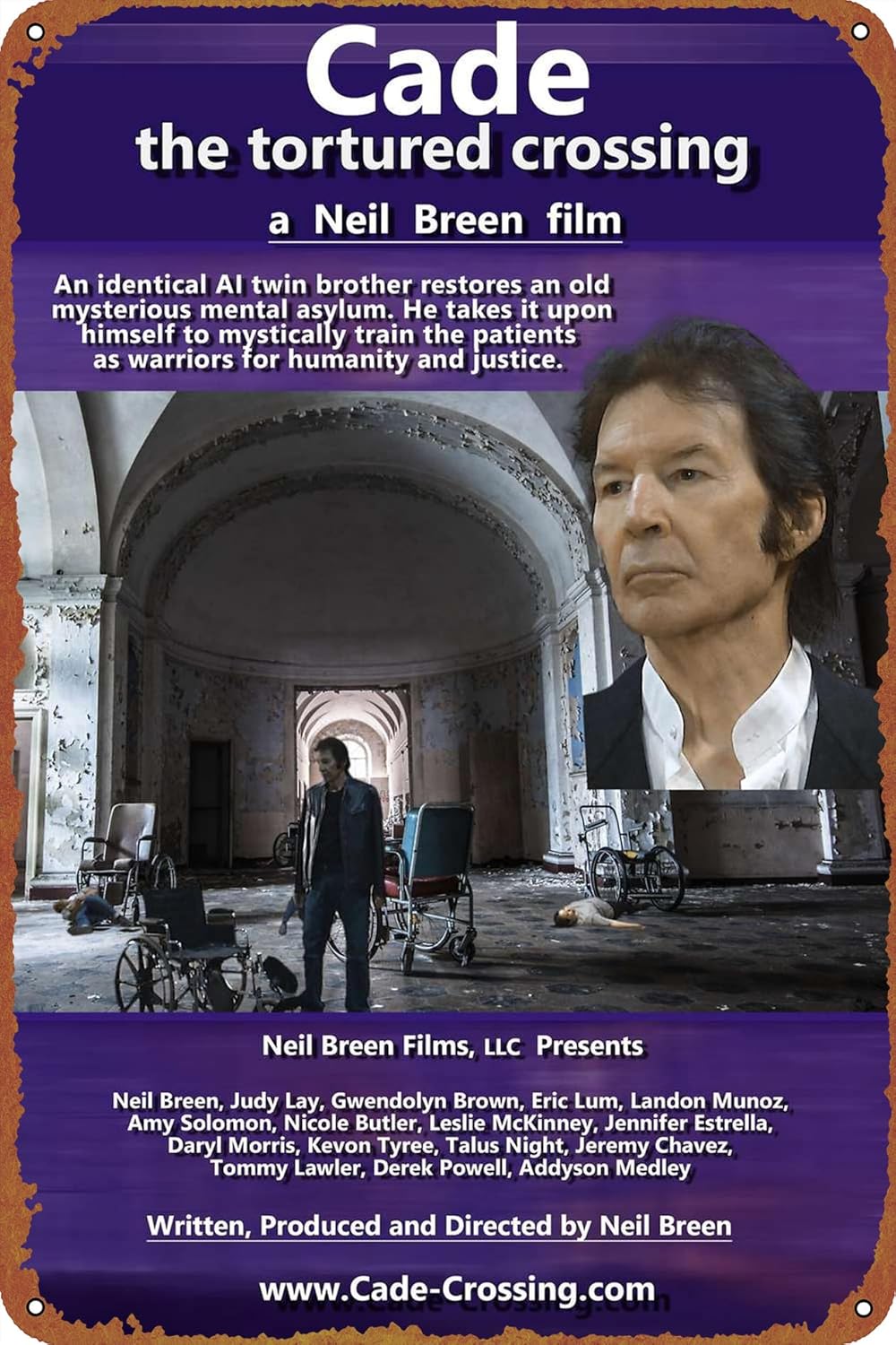 Amazon.com : Cade: The Tortured Crossing Movie Poster Metal Sign Tin ...