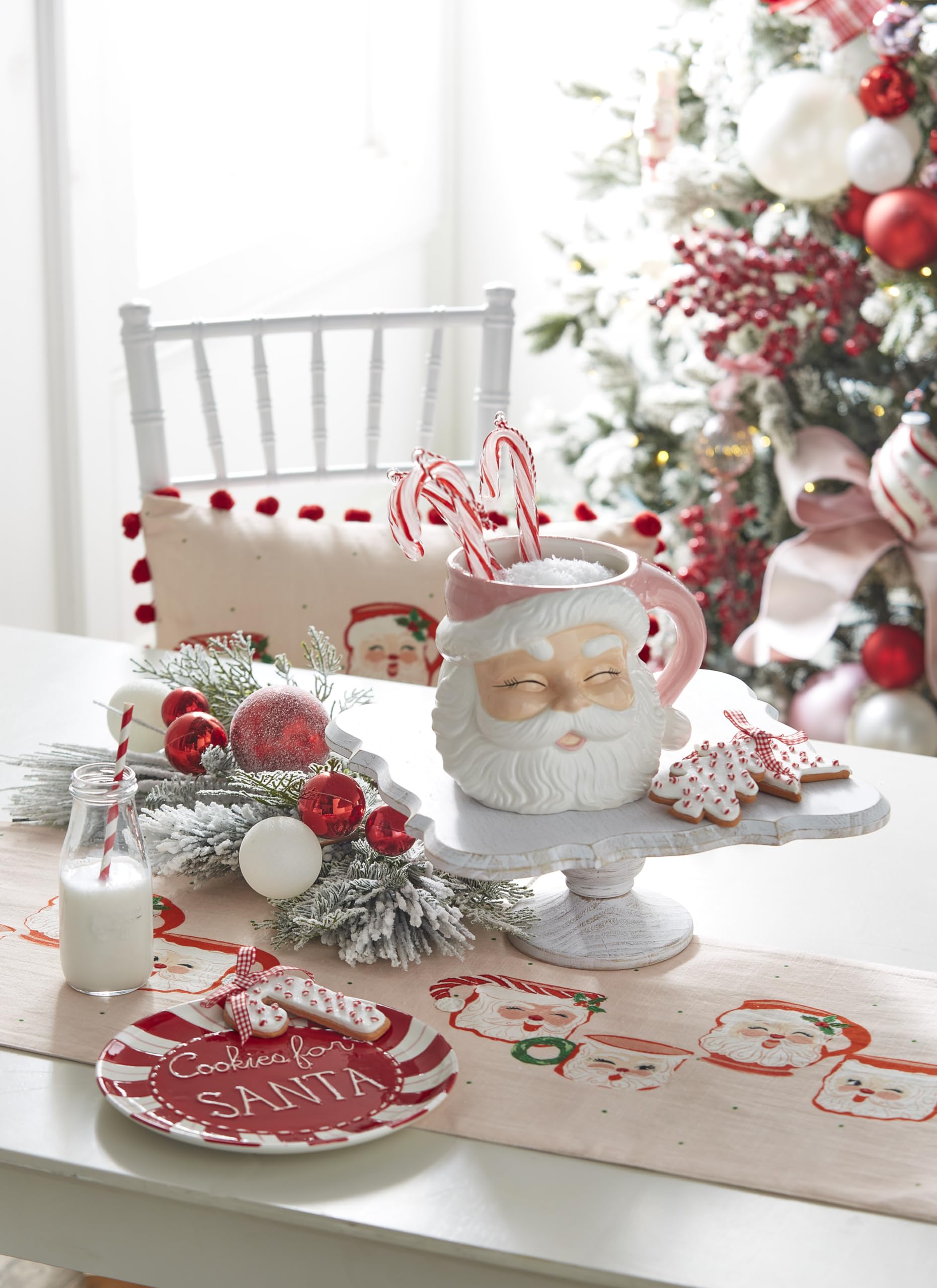 Amazon.com: Raz Imports 2023 Jingle & Cocoa 8" Pink Santa Container ...