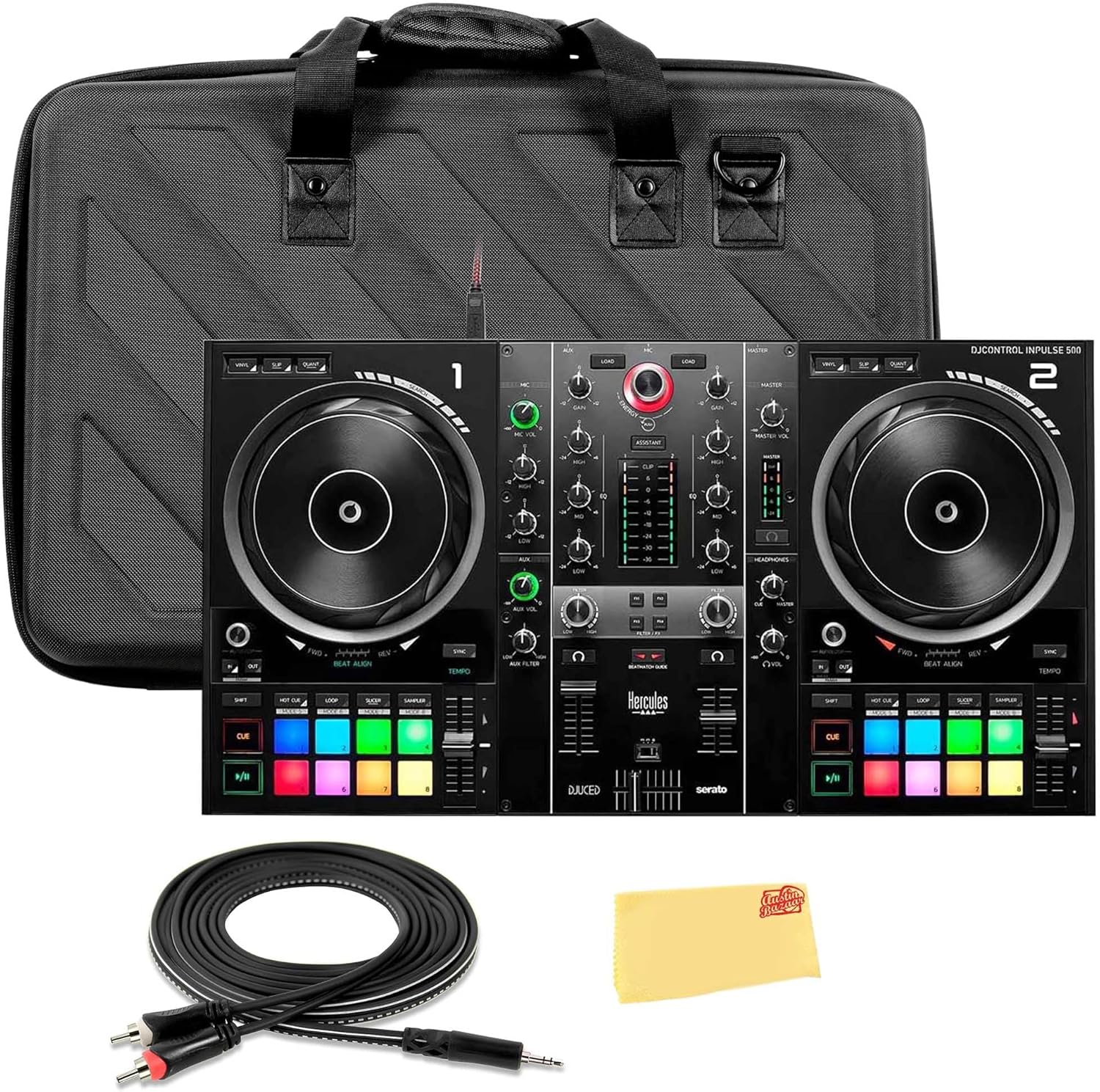 Amazon.com: Hercules DJControl Inpulse 500 MK2 2-Channel DJ Controller ...