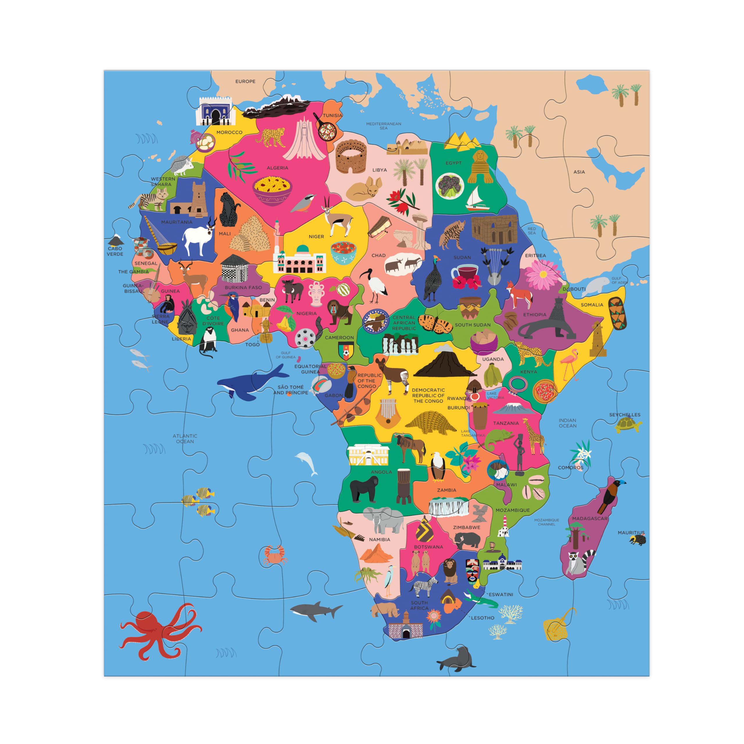 Geography Map Of Africa