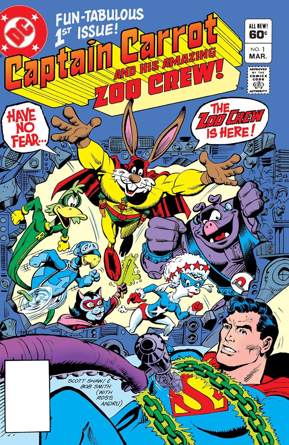 Amazon.com: Captain Carrot and His Amazing Zoo Crew (1982) #1 (Captain ...