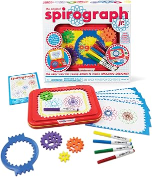 Amazon.com: Spirograph Jr. — Jumbo Sized Gears Classic Retro Toy For ...