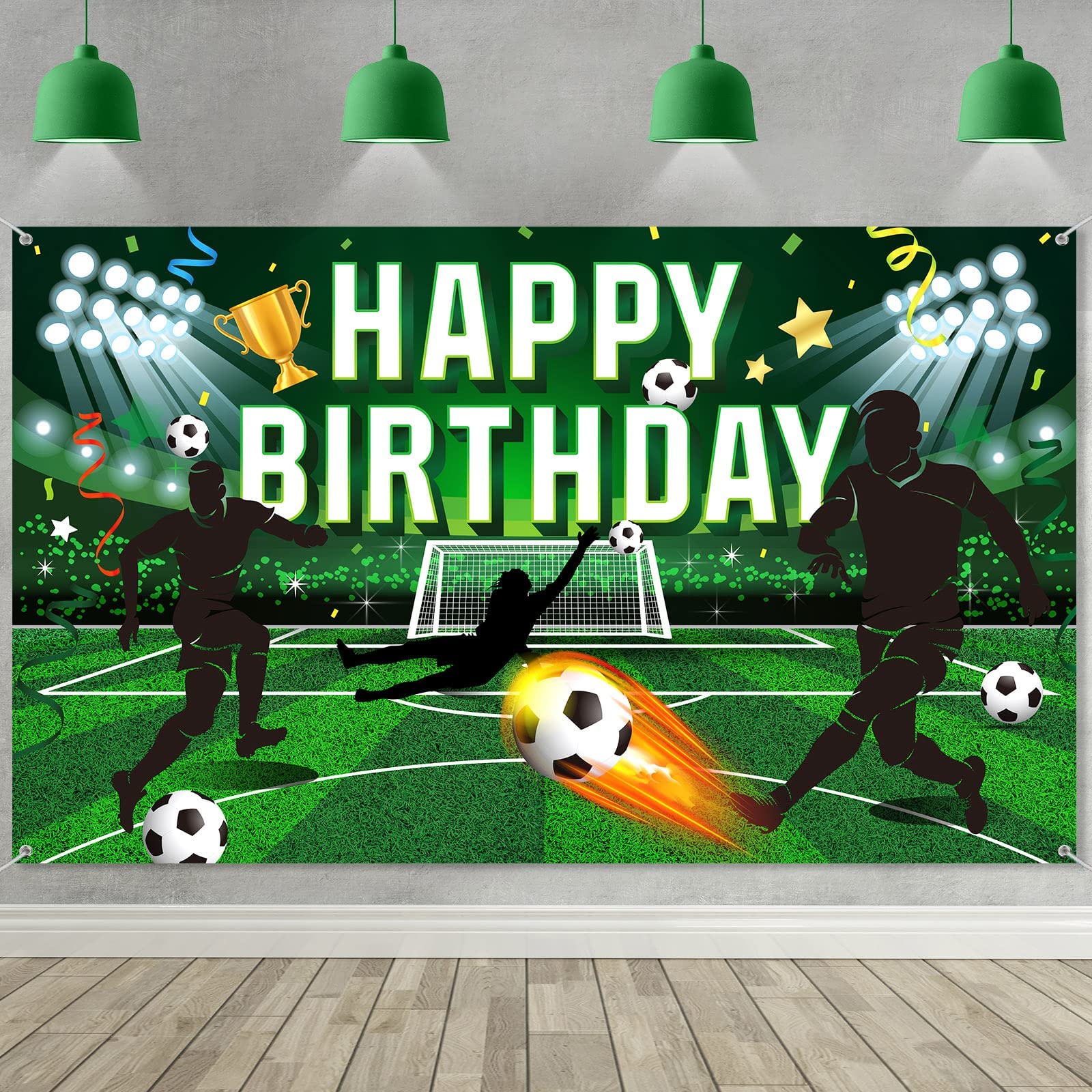 Buy Football Party Decorations, Soccer Birthday Party Backdrop Football ...