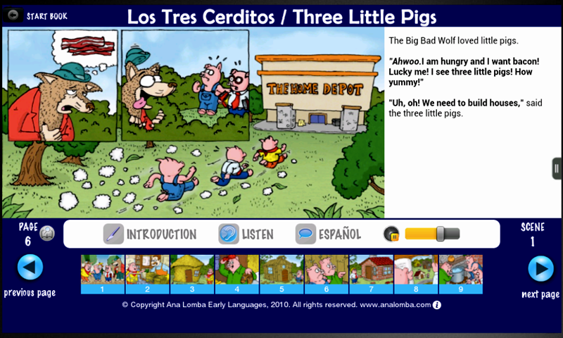Ana Lomba – Three Little Pigs (Bilingual Spanish-English Story) (Kindle ...