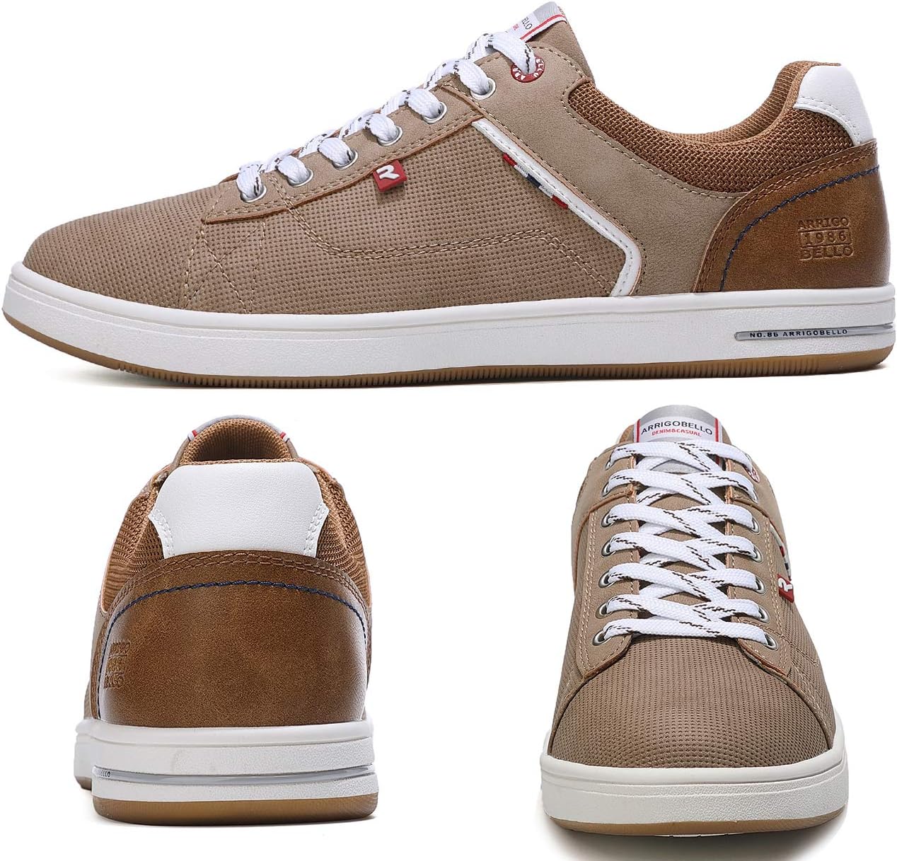 AX BOXING Men's Fashion Sneakers - Breathable and Comfortable Casual ...