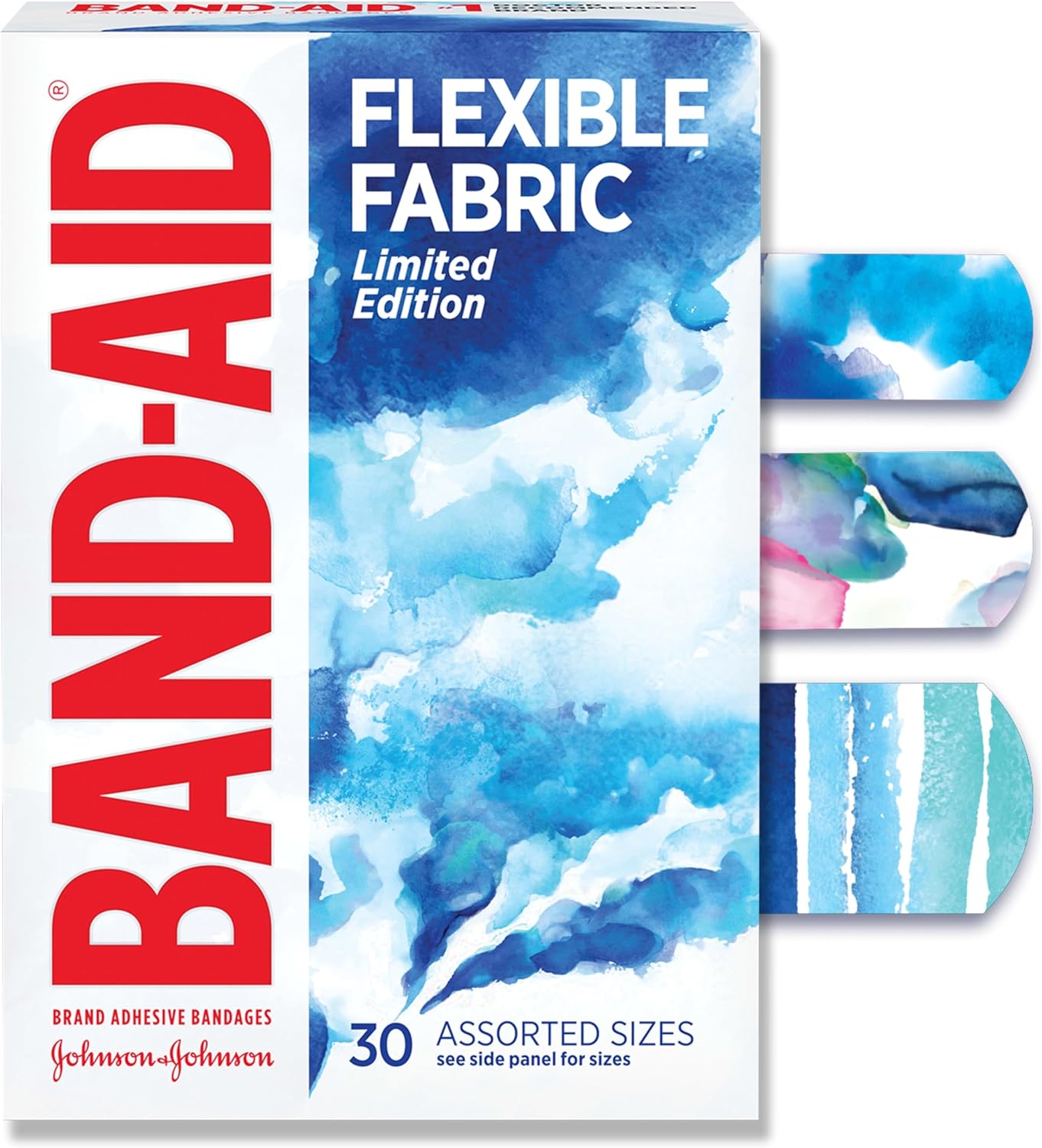 Amazon.com: Band-Aid Brand Flexible Fabric Adhesive Bandages ...