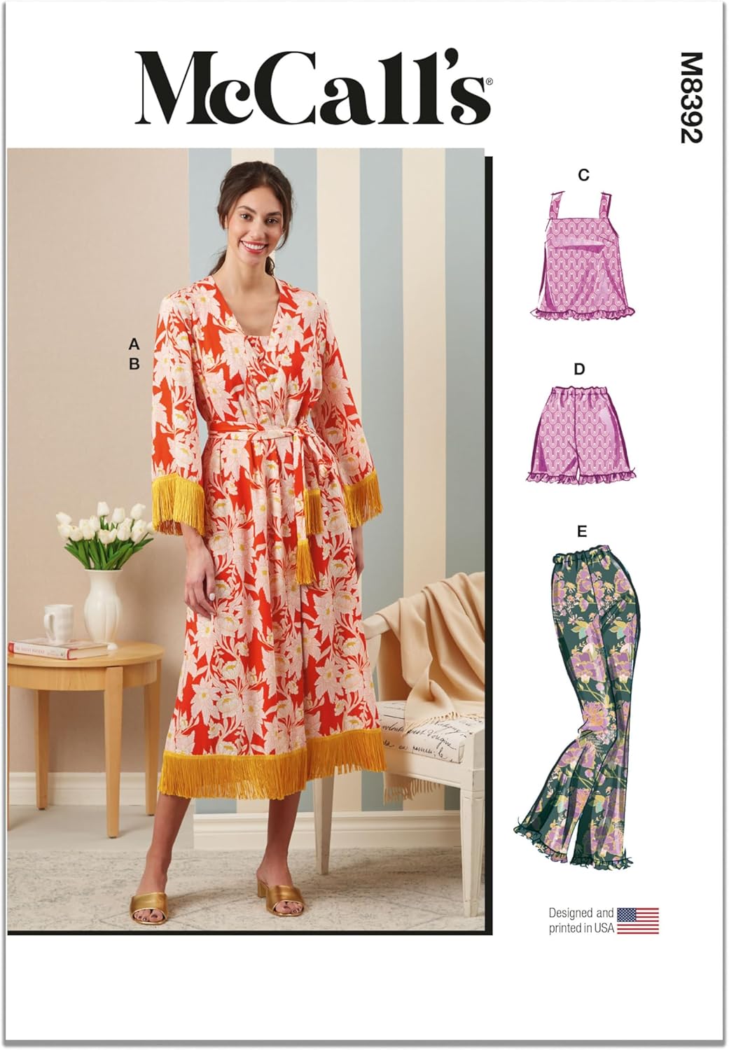 Amazon.com: McCall's Unisex Adult Clothing Sewing Pattern Packet ...