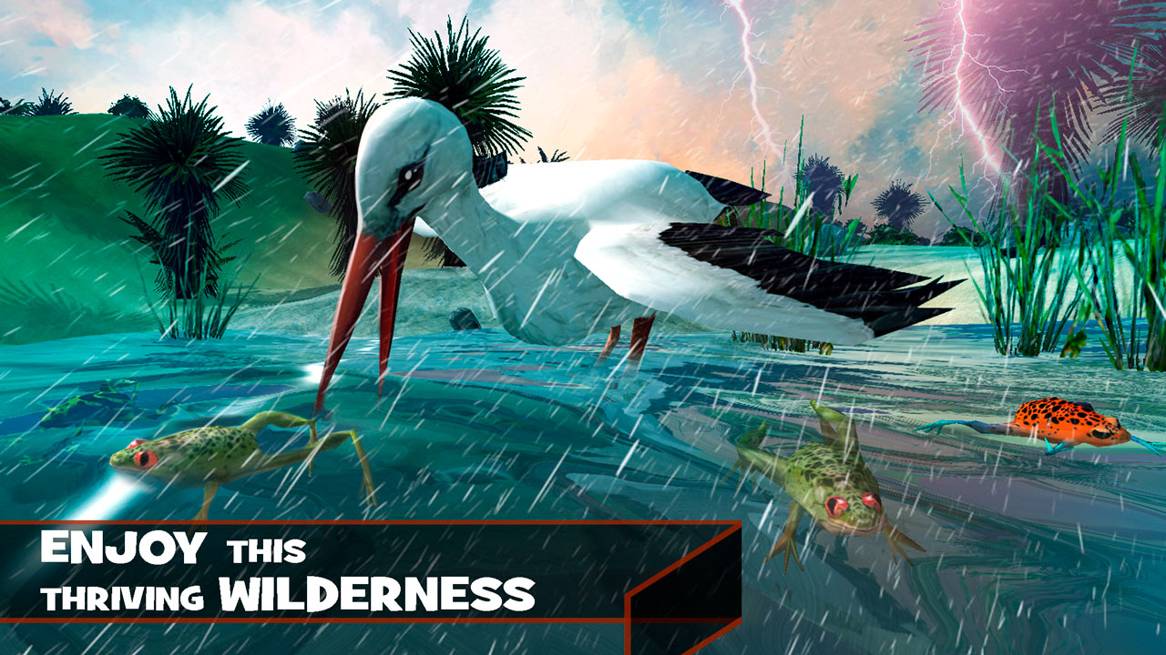 Ultimate Flying Stork Survival Simulator: Wildlife Coastal Animal ...