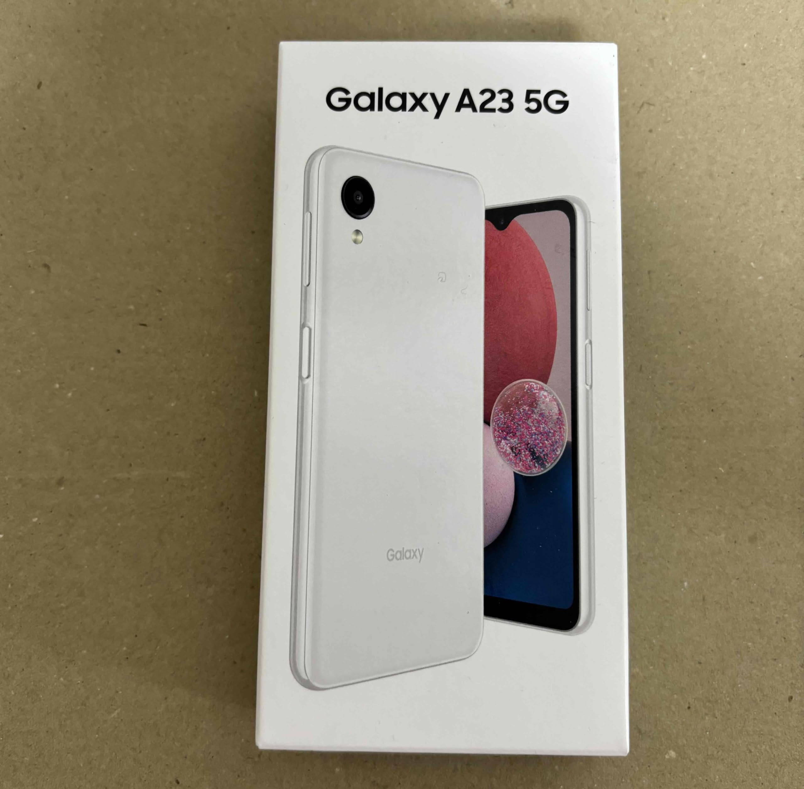Amazon | Galaxy A23 ホワイト 本体 | ノーブランド品 | スマートフォン本体