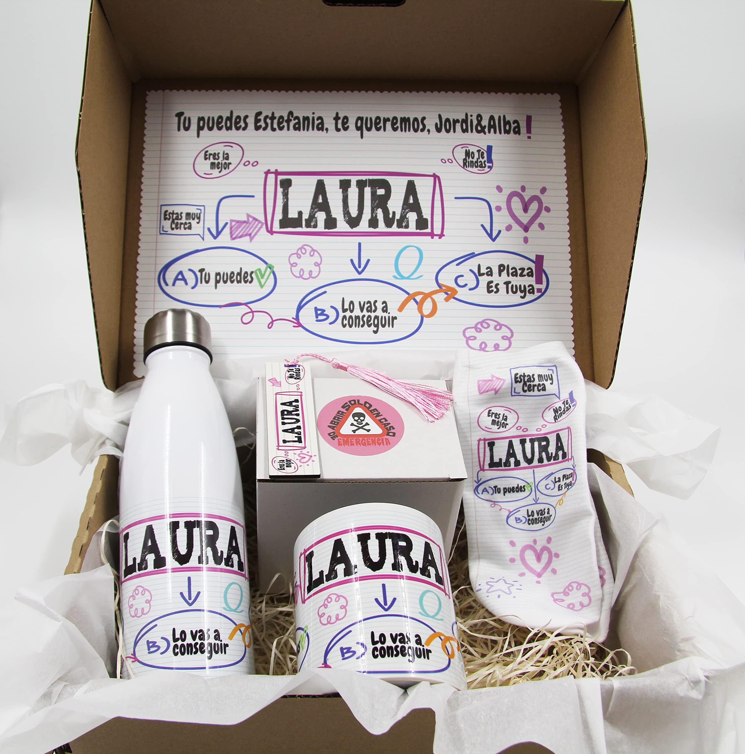 Genérico Regalo para opositores, kit opositor personalizado taza ...
