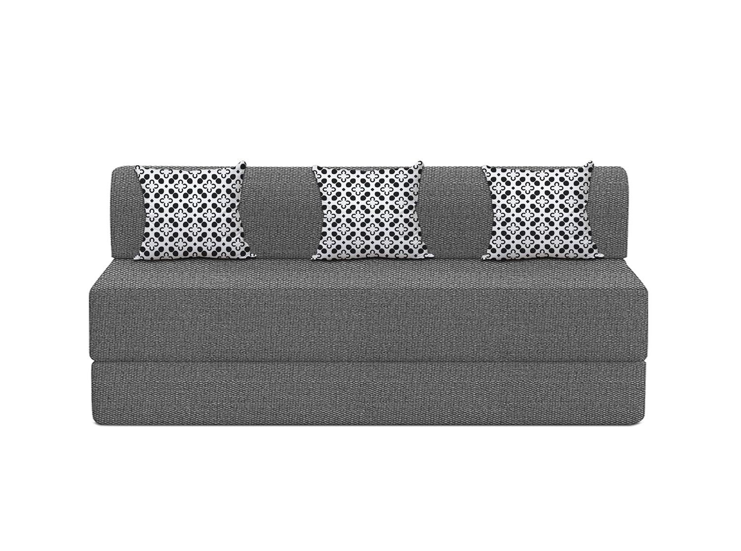 CLOUDZILLA Three Seater Sofa Cum Bed Mattress - Perfect for Guests ...
