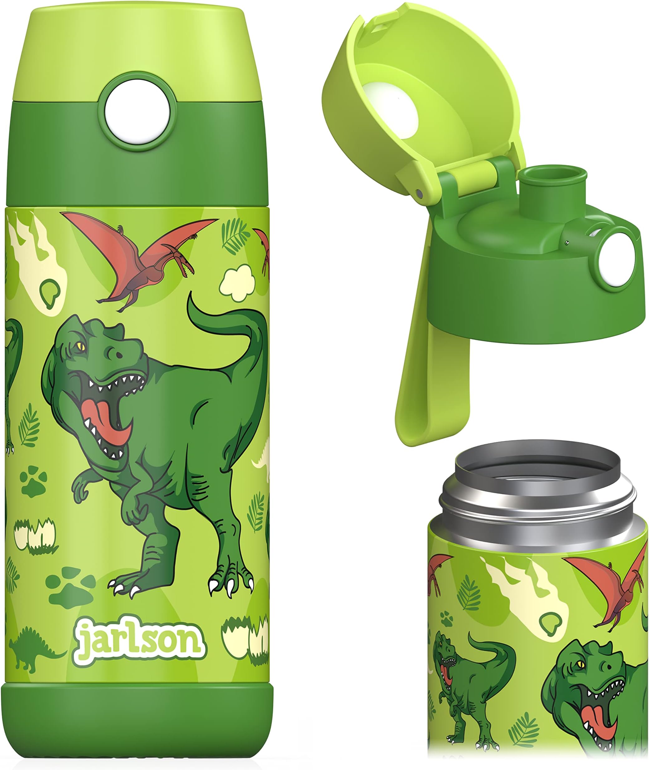 Amazon.com: GOPPUS Kids Water Bottle (Chug Lid)-14oz Insulated ...