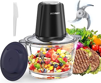 Amazon.com: HOVOBO Food Processor Electric Meat Grinder 500W Food ...