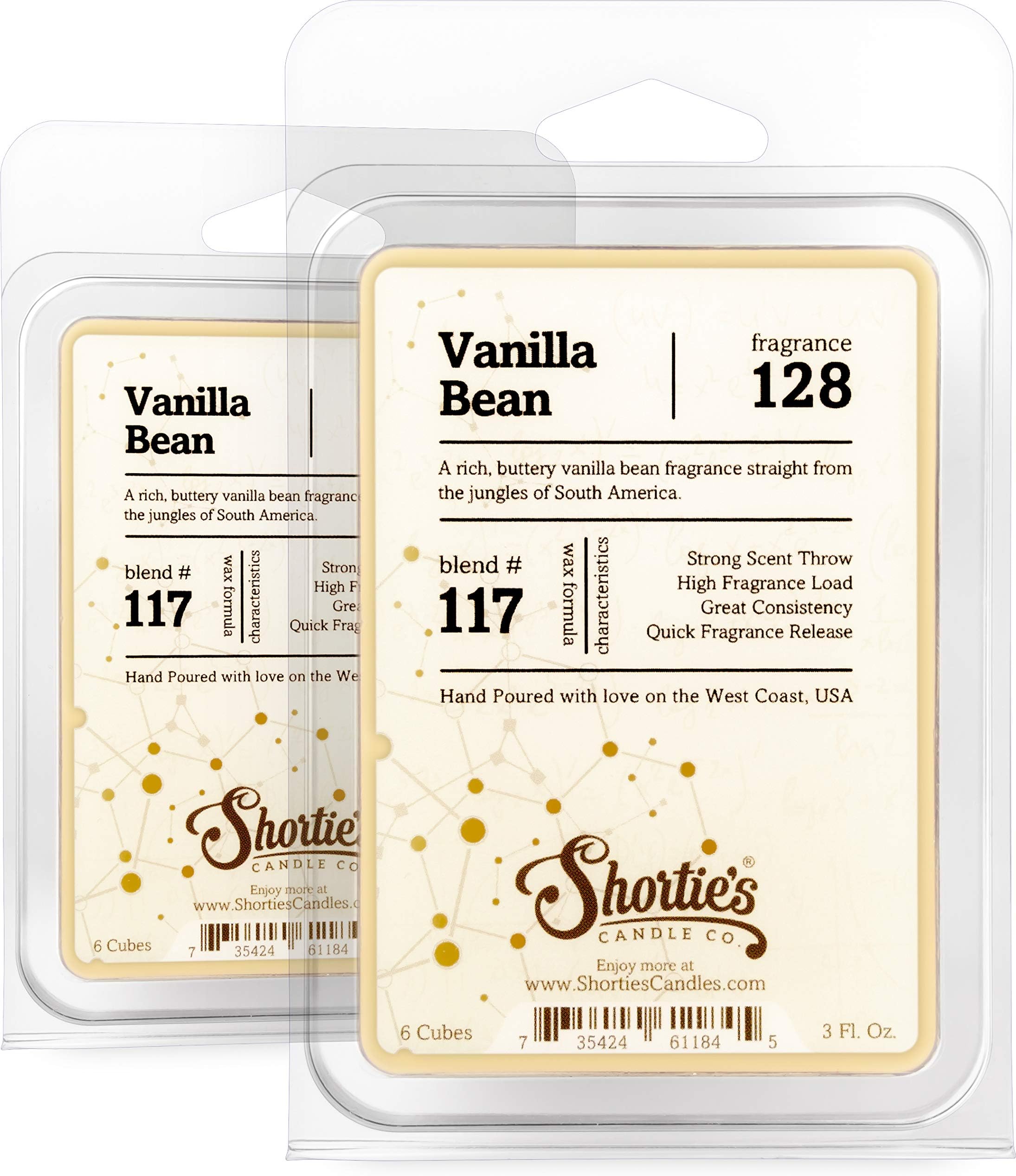 Amazon.com: Vanilla Maximum Scented Wax Melts- 1 Pack- 2 oz- 6 Cubes ...