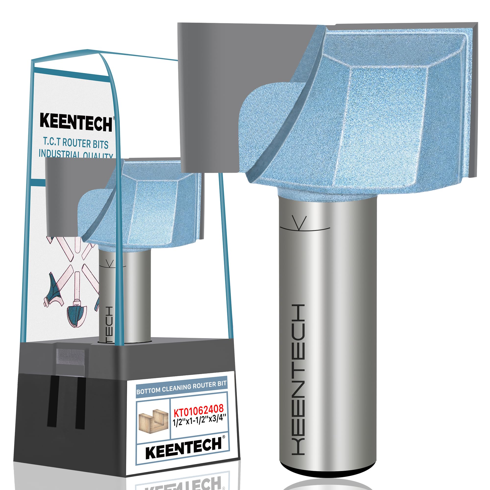 Snapklik.com : Router Bits, 1/2" Shank, Bottom Cleaning Router Bit ...