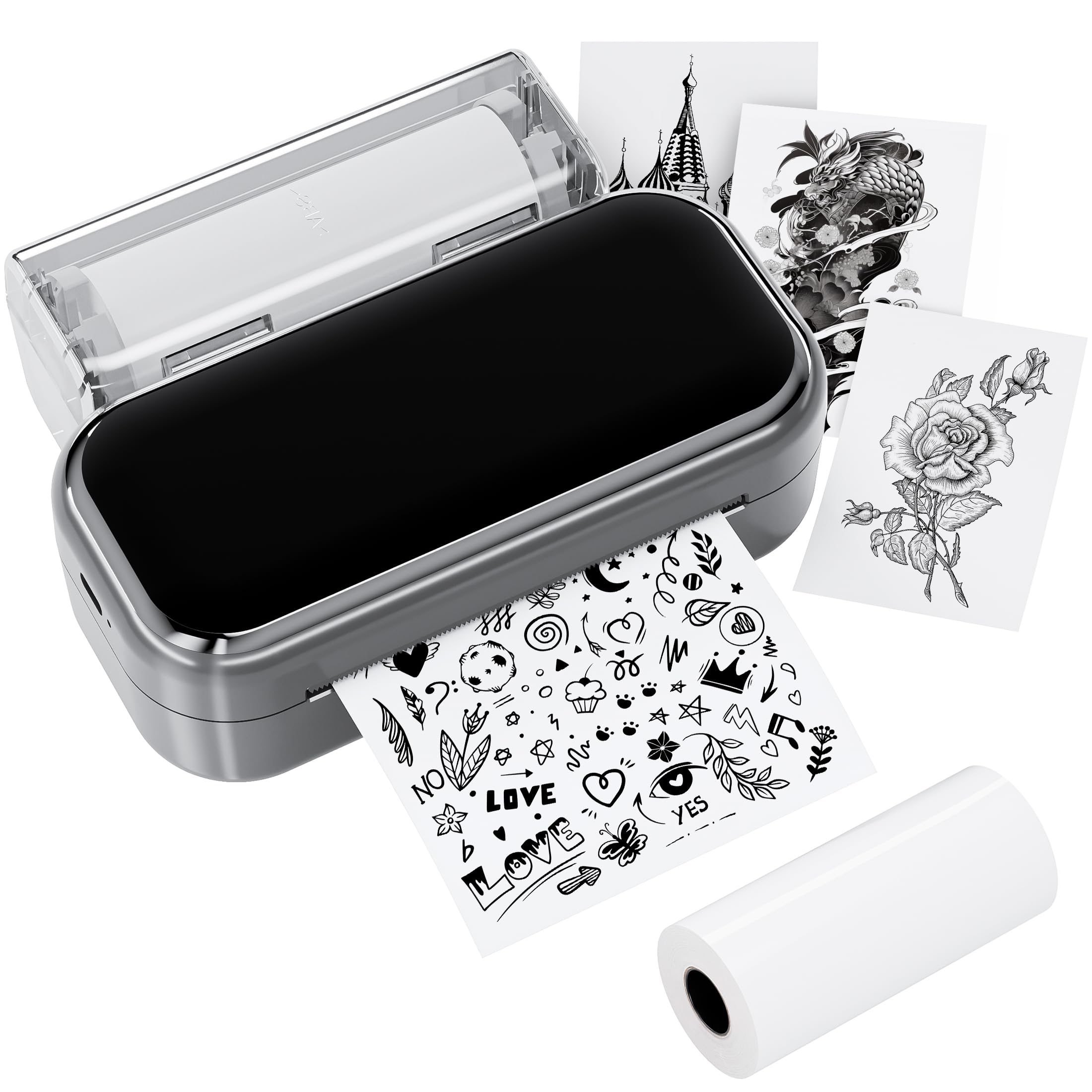 Snapklik.com : ItriAce Mini Sticker Printer Portable Thermal Pocket ...
