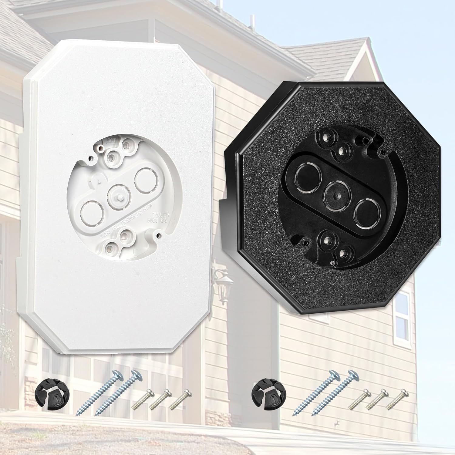 Vinyl Siding Mounting Blocks, Outdoor Light Mounting Block with Built ...