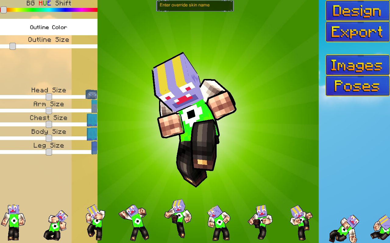 Pixel Tap - Kick the Pixel Blockhead with Minecraft Skins Designer ...