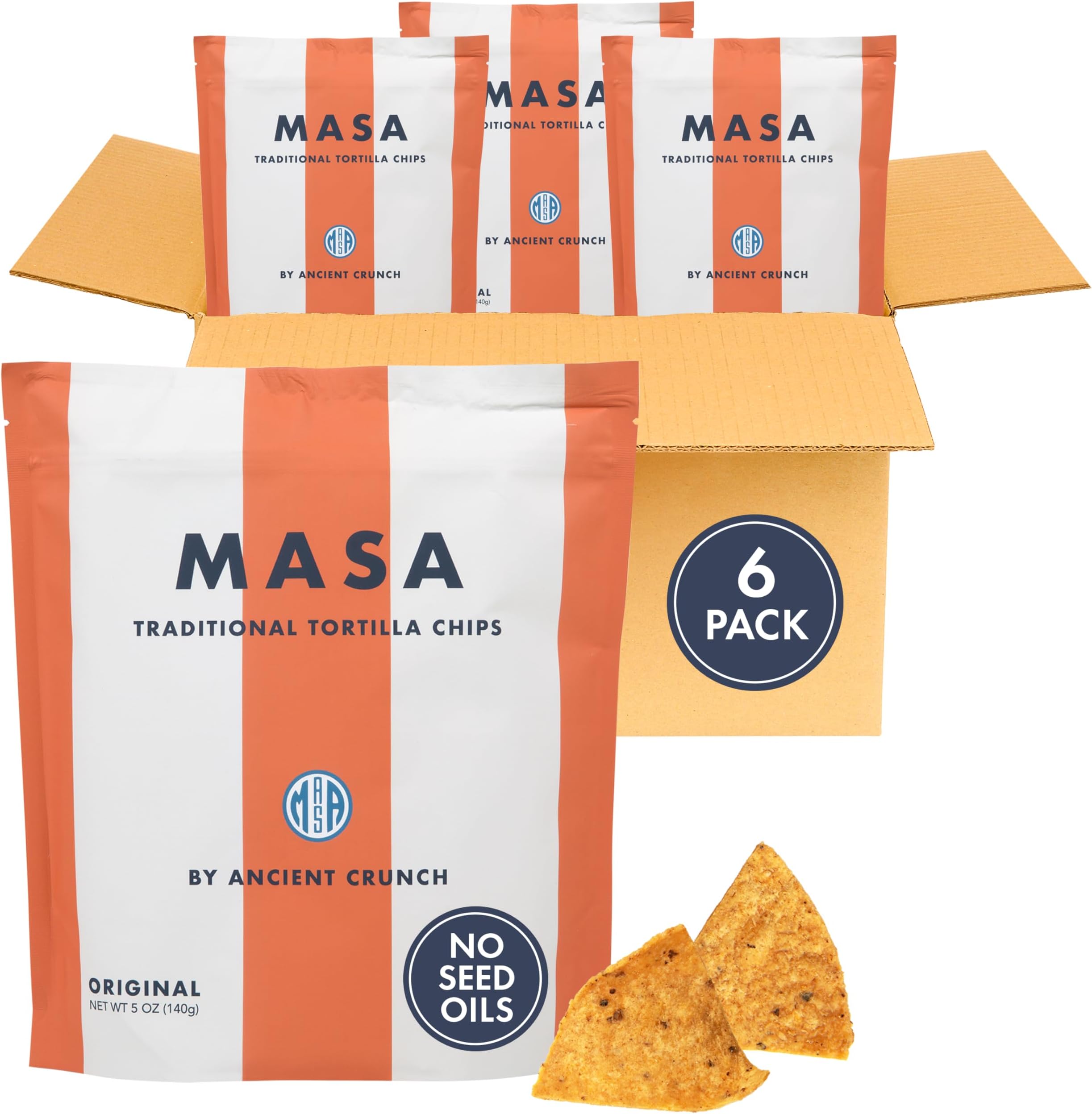 Amazon.com: MASA CHIPS - Tortilla Chips Snack Pack - Seed Oil Free ...