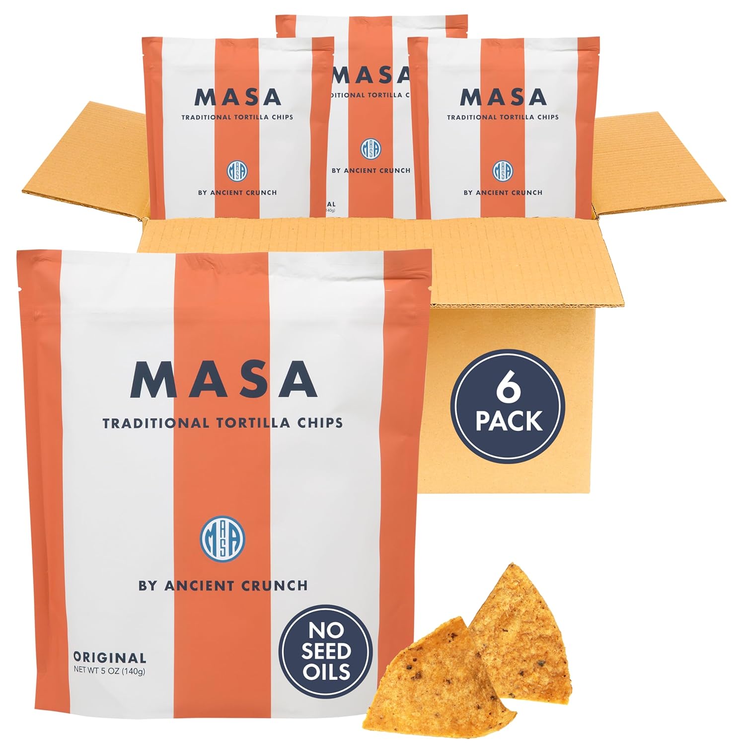 Amazon.com: MASA CHIPS - Tortilla Chips Snack Pack - Seed Oil Free ...