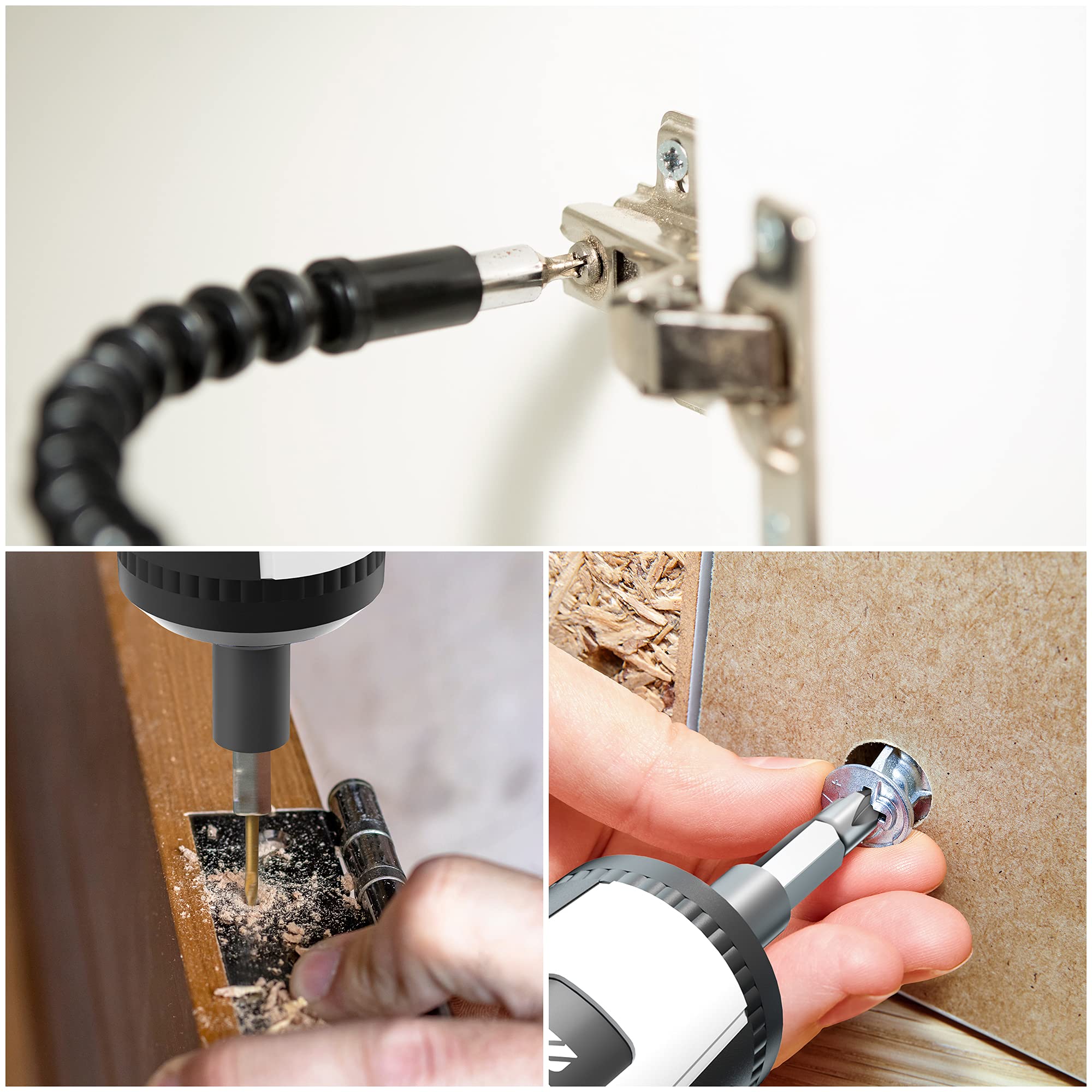 Snapklik.com : 4V Rechargeable Cordless Electric Screwdriver Kit, 44 ...