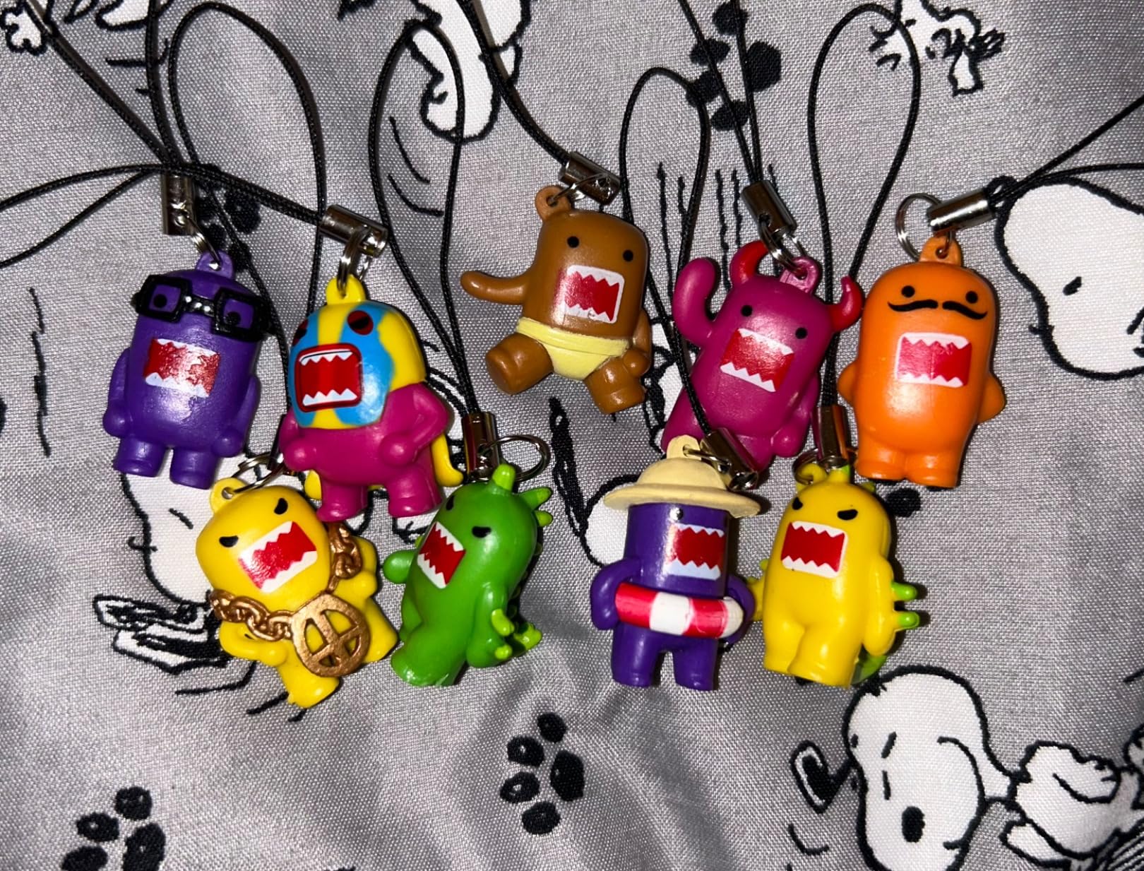 Amazon.com: DOMO 3D Figure Cell Phone Charm, Camera Charm, Zipper ...