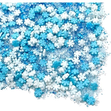 Amazon.com: Holiday Snowflake Mix Sprinkles, 4.2 Ounces by Wilton ...