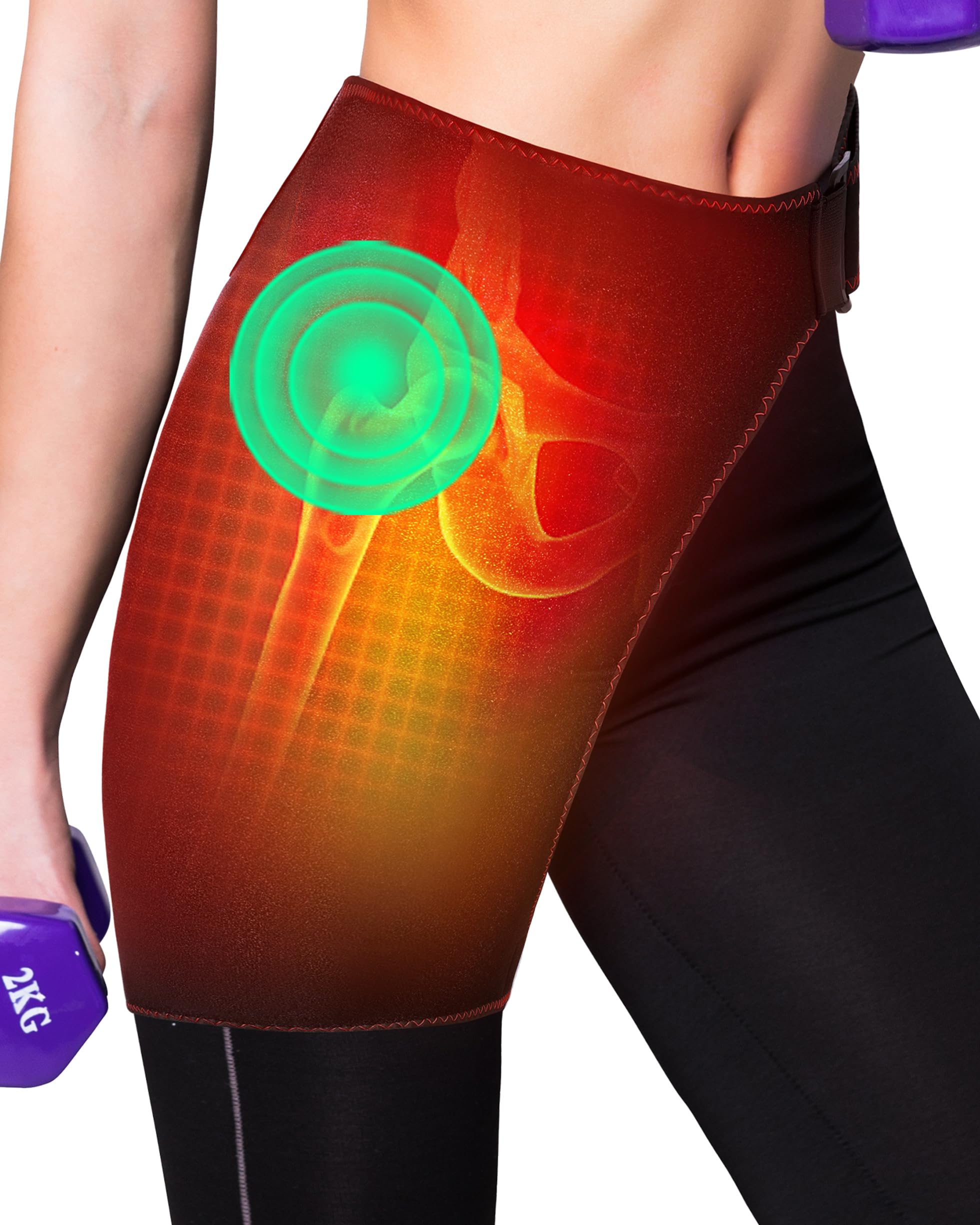 Amazon.com: Hip Heating Pad, Electric Heated Hip Brace for Men Women ...