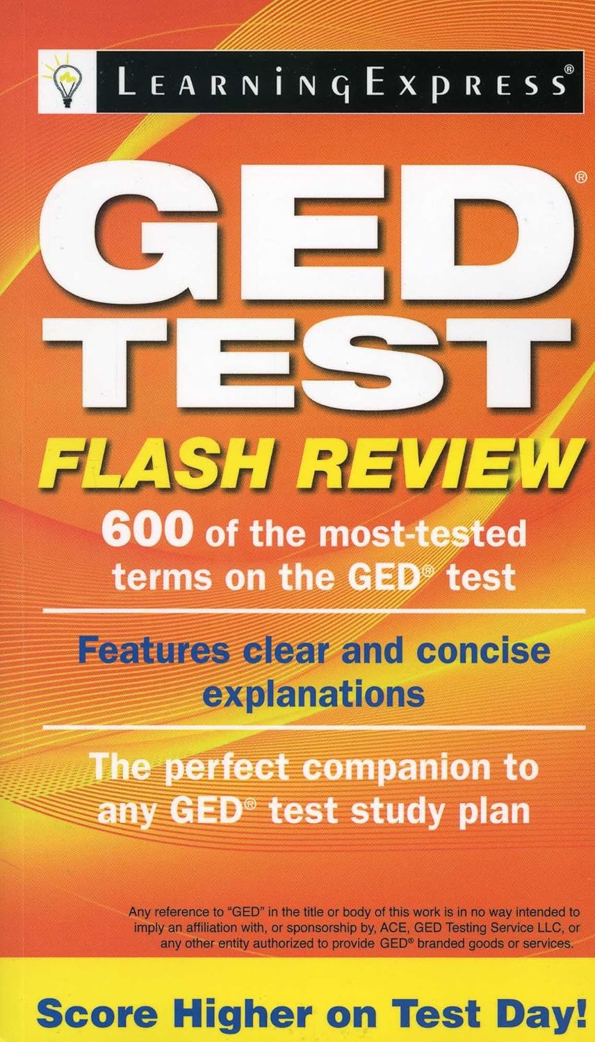 GED Test Flash Review: LearningExpress, LLC: 9781576859254: Amazon.com ...