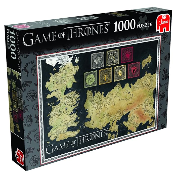 Buy Game of Thrones: Map of The Known World Jigsaw Puzzle (1000 Pieces ...