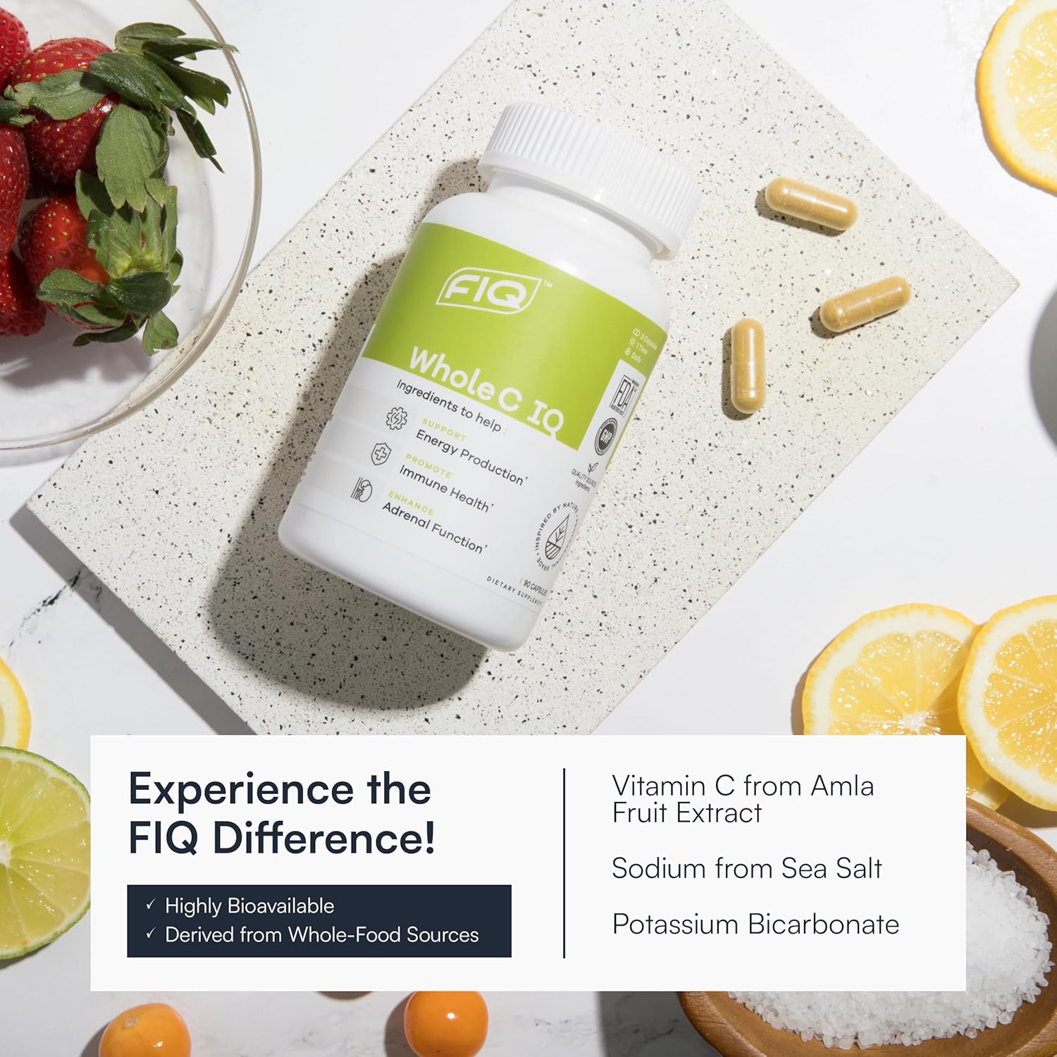 FIQ – Whole C IQ – Suplementos Naturais de Vitamina C com Extrato de ...